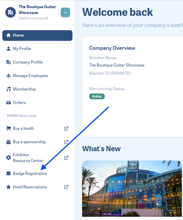 Confirming and Resending Your Badge Registration – NAMM Support